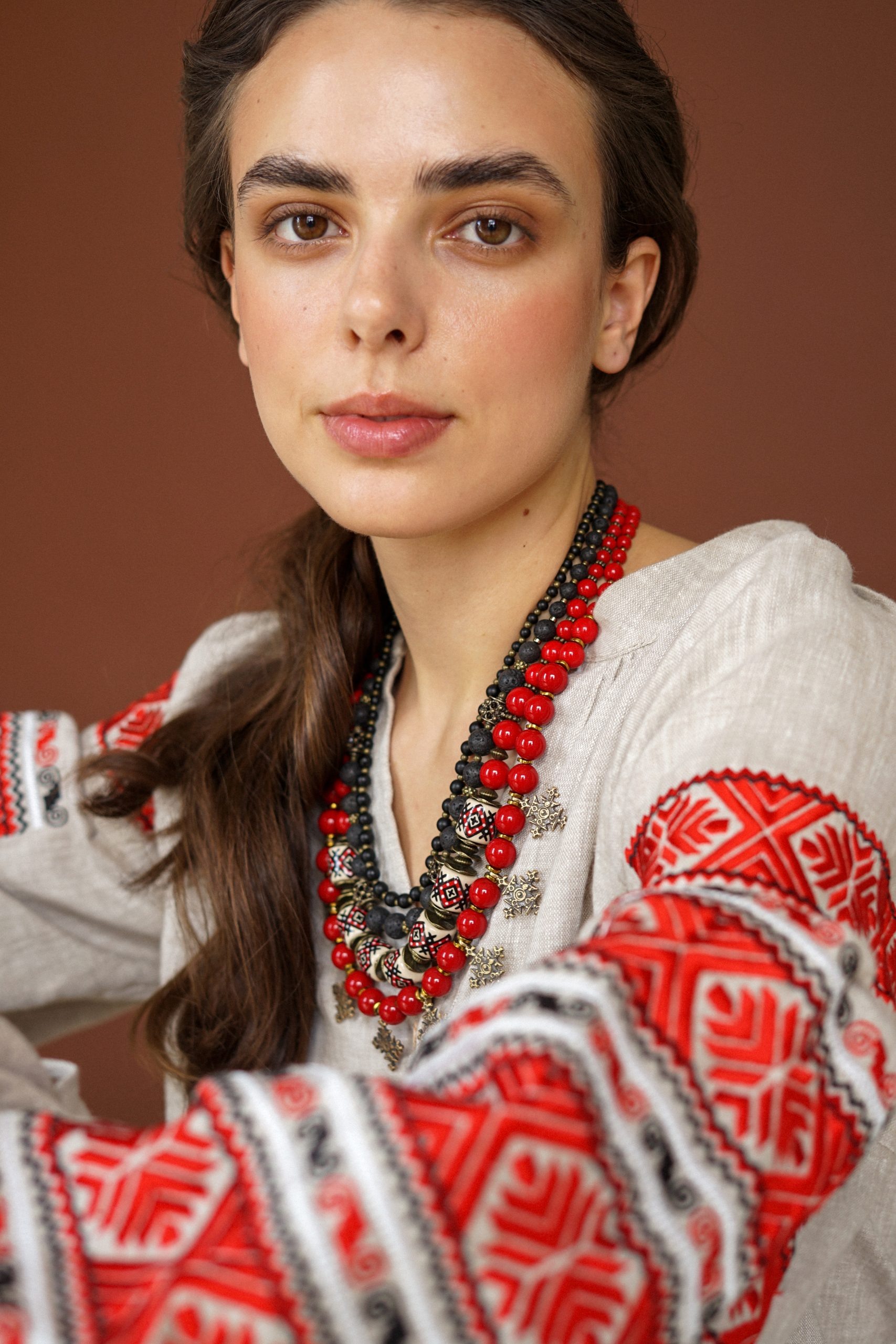 Vyshyta - Katrya blouse in natural flex